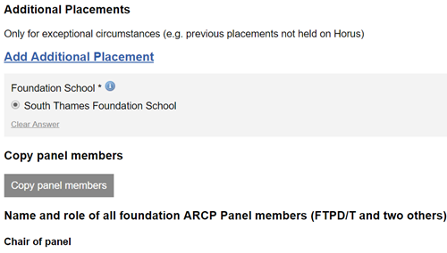 Annual review of competence progression (ARCP) - Horus Support